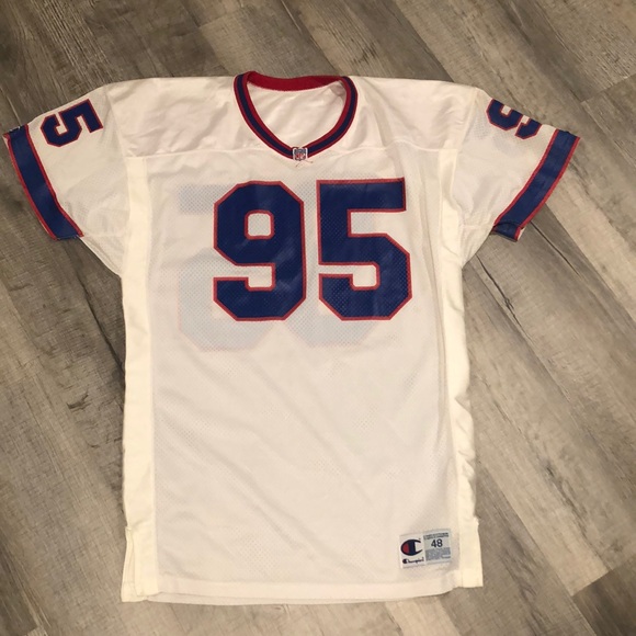 Champion | Shirts | Vintage Buffalo Bills Bryce Paup 95 Signed Football ...